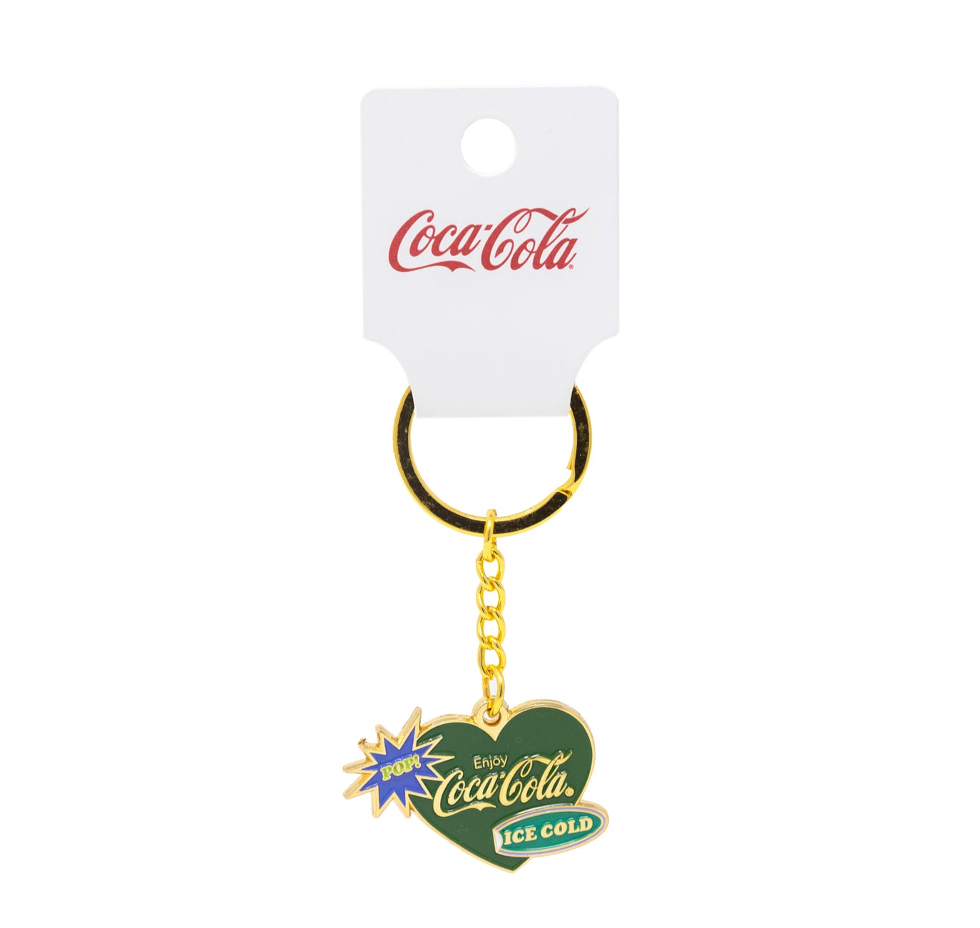 Coca-Cola® Always Heart Enamel Keychain – Mary Kathryn Design