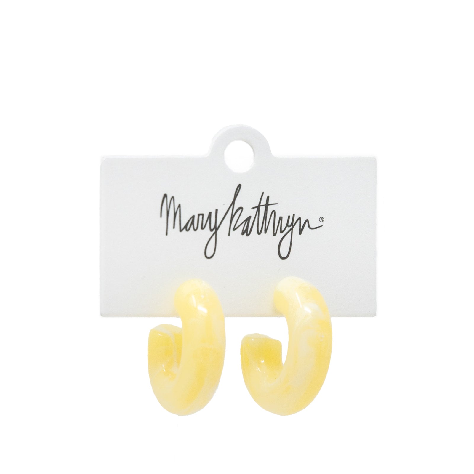 Yellow Jelly Hoops – Mary Kathryn Design
