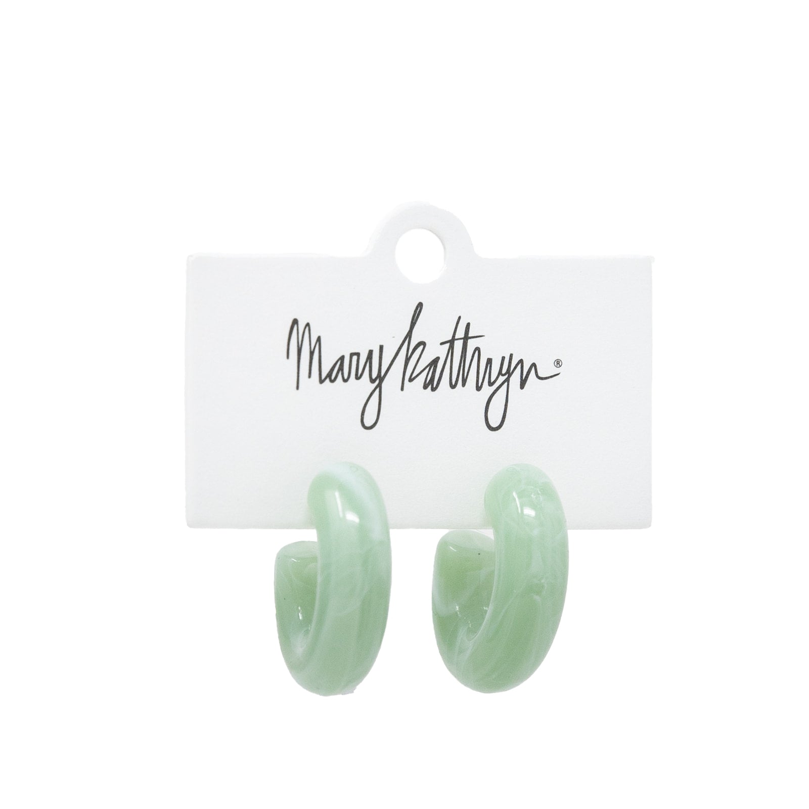 Green Jelly Hoops – Mary Kathryn Design